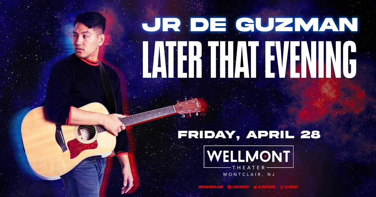 JR De Guzman 04/28/23 Show at The Wellmont Theater Giveaway